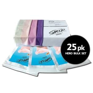 Sheer GLYDE Dams. Creme Vanilla Bulk Pack Condom Man Australia